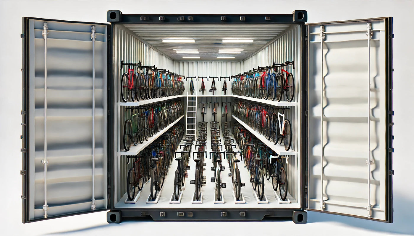 Bicycle Storage in shipping containers