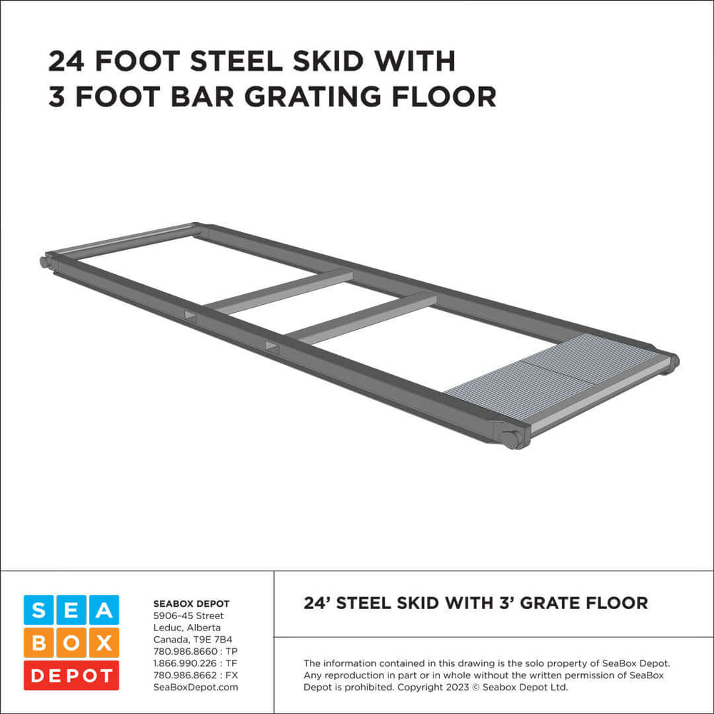 Skids for Shipping Containers mobility