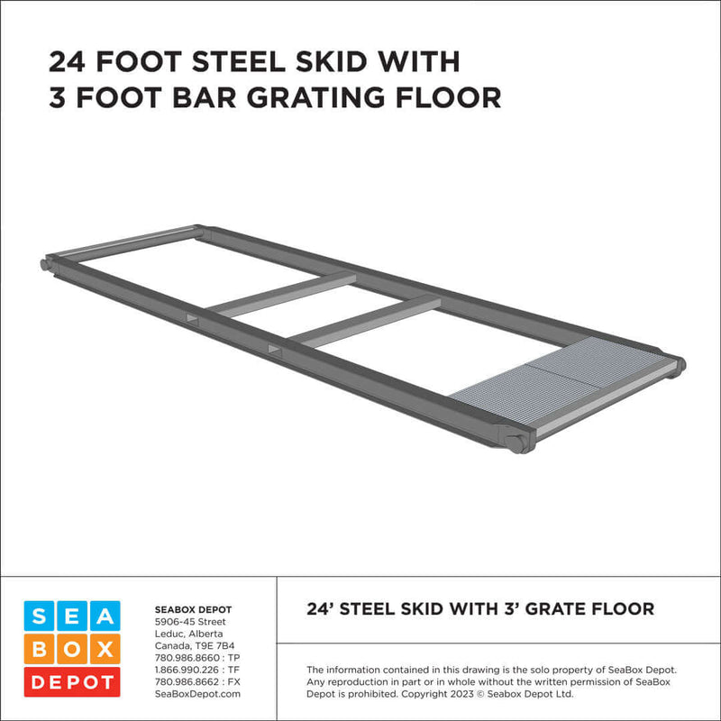 Skids for Shipping Containers mobility