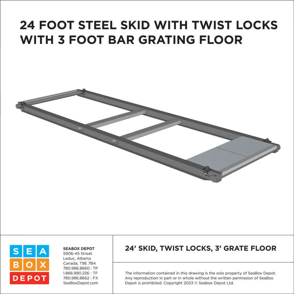 Skids for Shipping Containers mobility